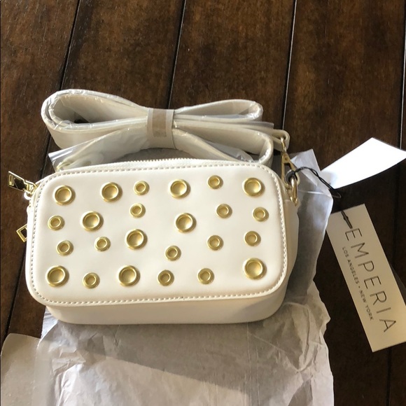 Emperia Dyana | Bags | Emperia Dyana Grommet Faux Leather Crossbody Bag ...